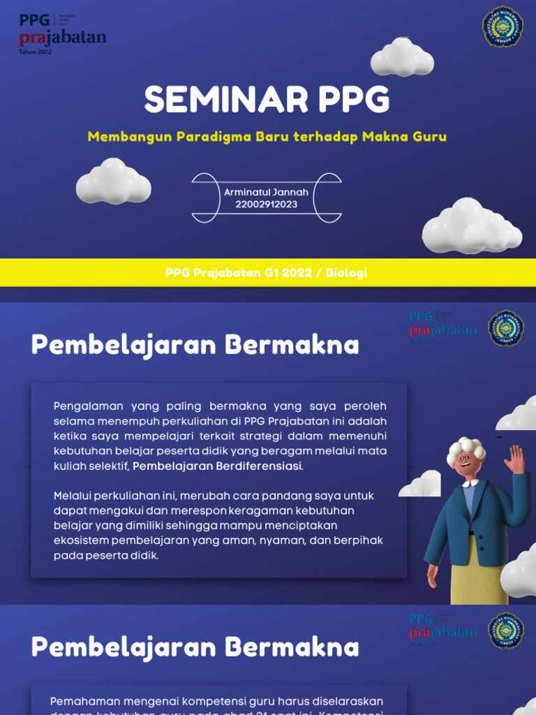 UAS - Seminar PPG - 13 Juni 2023 | PDF