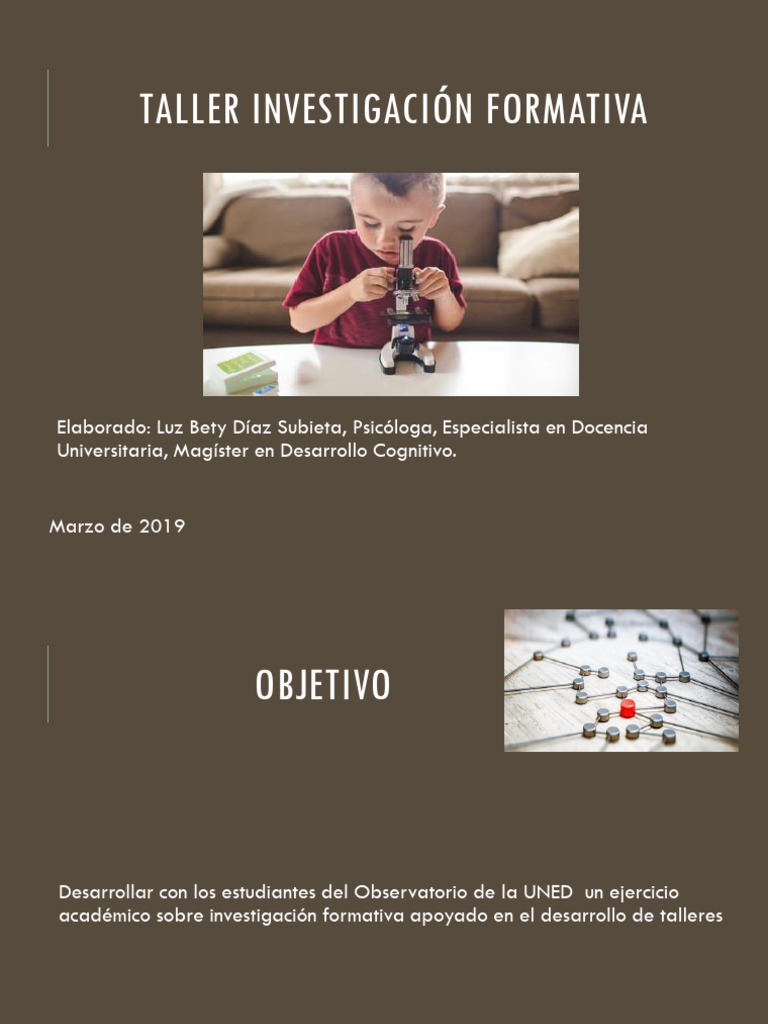 Investigación Formativa | PDF