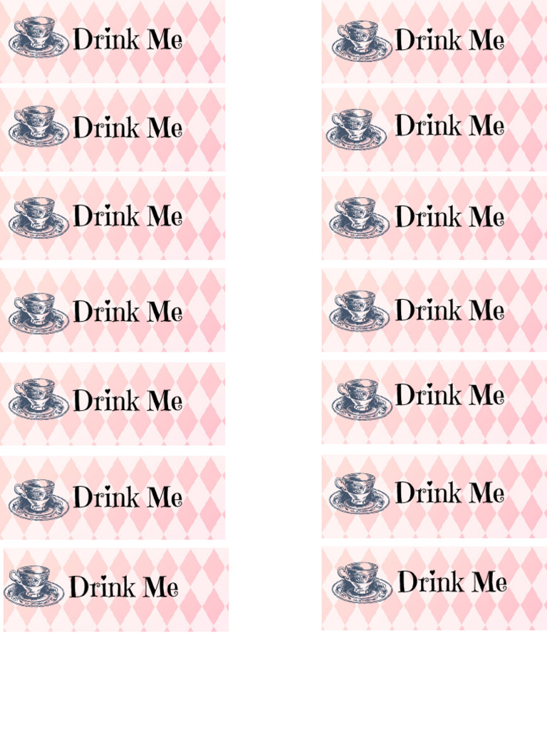 Drink Me | PDF