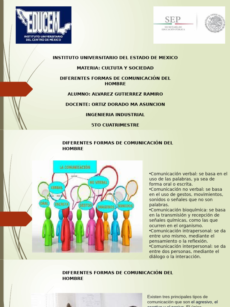 Formas de Comunicarse Del Homre | PDF