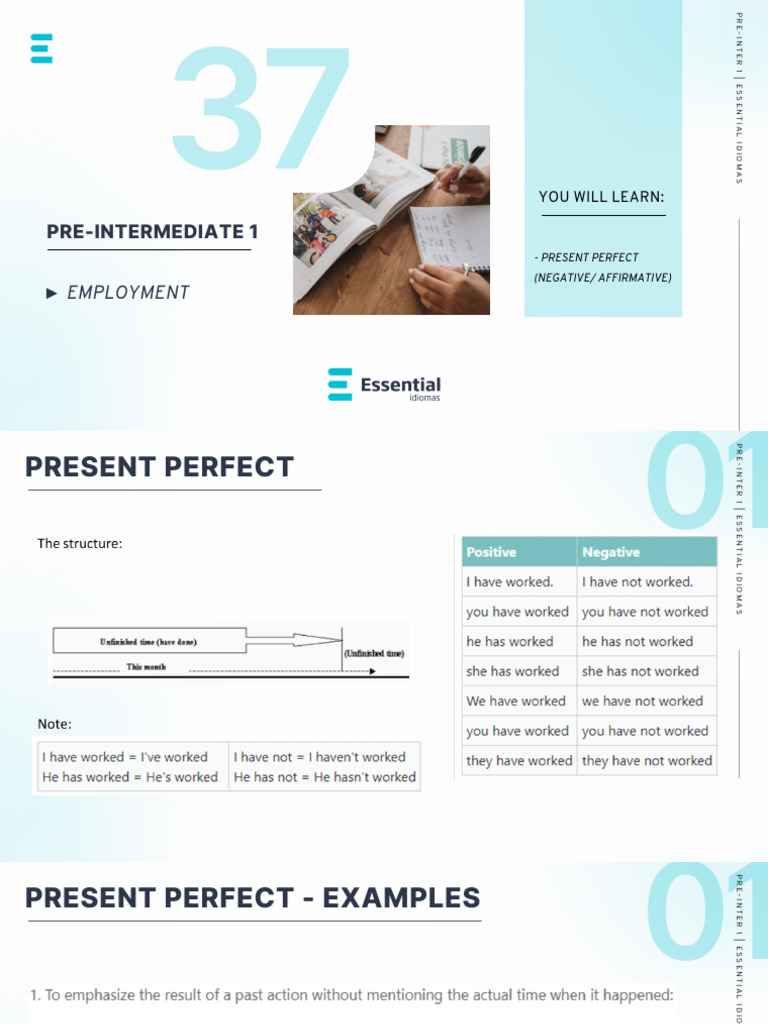 Pre-Intermediate 1: Employment | PDF