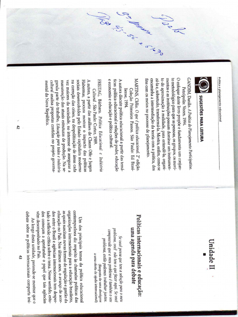 Poeb - Aula 3 - Texto-Base - 2sem2024 | PDF