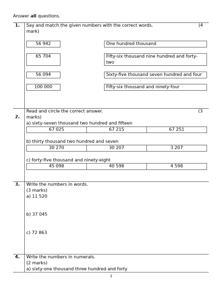 Mathematics Year 4 DLP | PDF