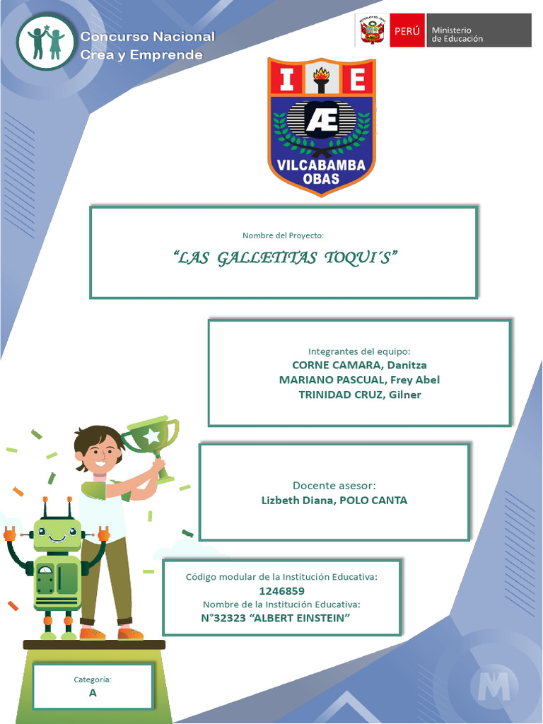 Categoria A Cye 1ro-Galletas Toquis | PDF