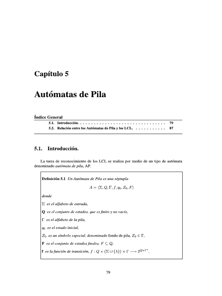 5.2.Automatas de Pila | PDF