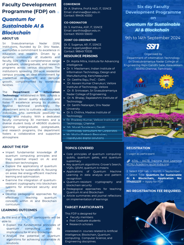 ATAL FDP - Quantum - AI - Blockchain | PDF