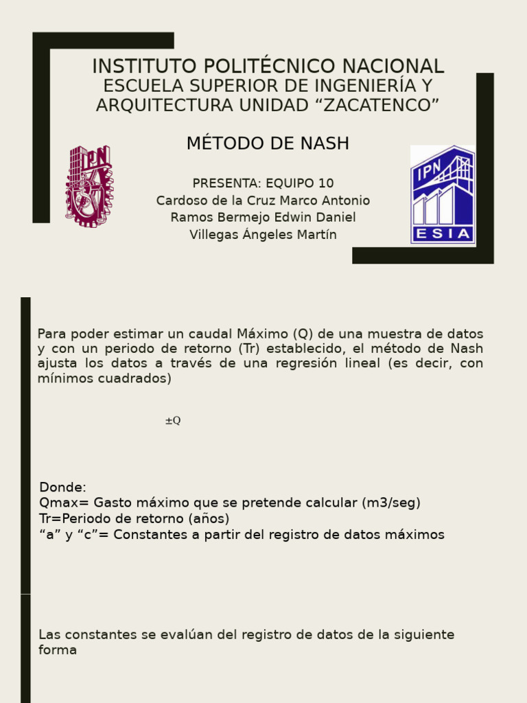 Método de Nash | PDF
