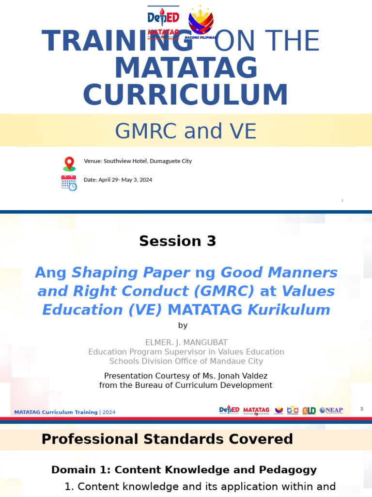 Final - SD - GMRC - VE - Session3 - Valdez (V2) | PDF