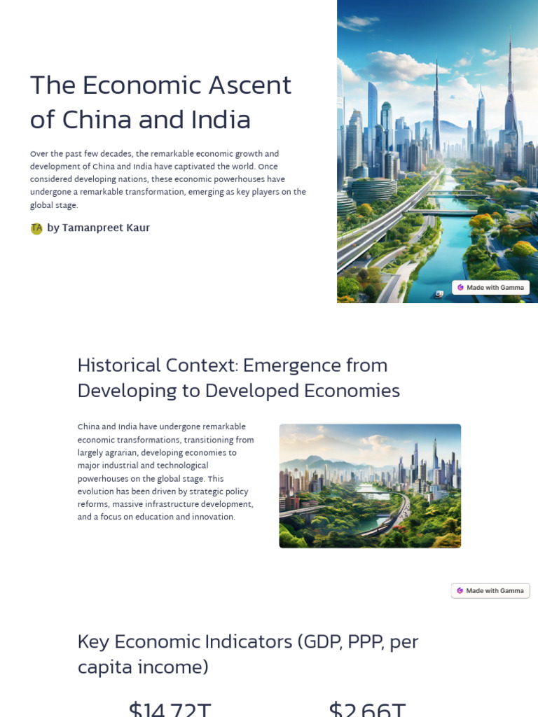 The Economic Ascent of China and India 2 | PDF