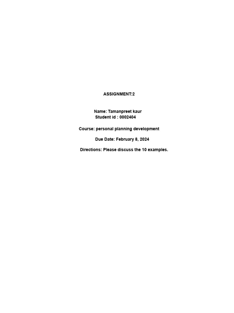 Assigment | PDF