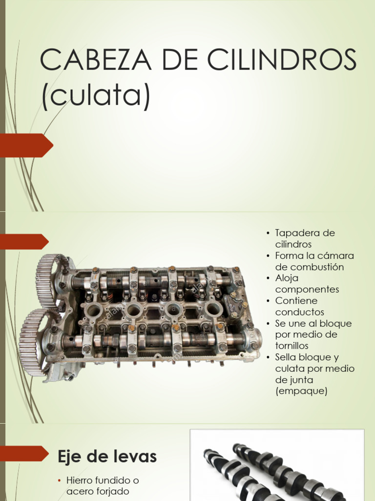 Componentes de La Culata | PDF | Hogar, jardinería y bricolaje