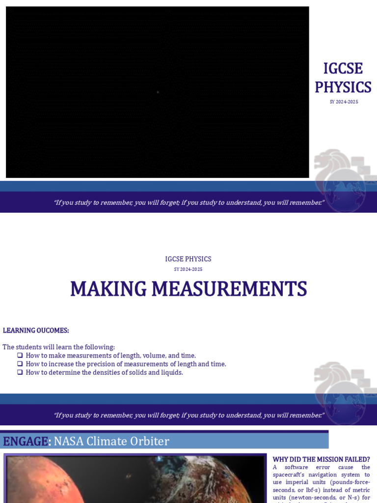 S3 Physics U1&U2 | PDF | Density | Science & Mathematics