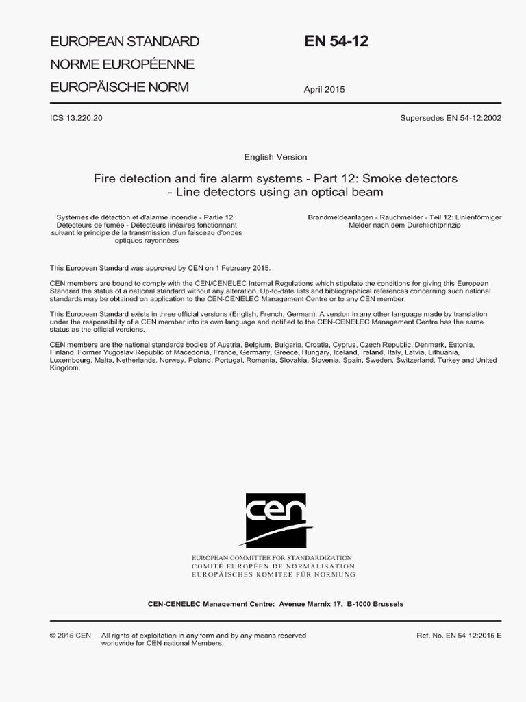 BS en 54-12-2015 | PDF