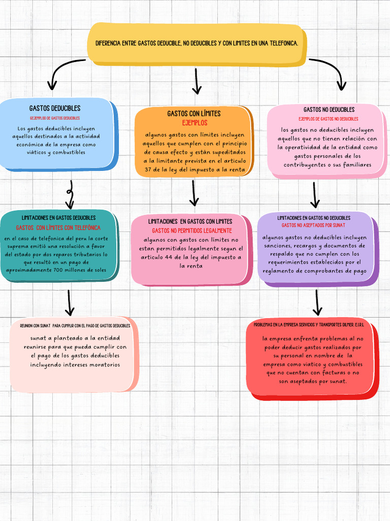 Documento A4 Grafico Mapa Conceptual Creativo Multicolor | PDF