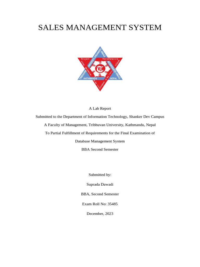 DBMS Report Final | PDF | Information Retrieval | Information Technology Management