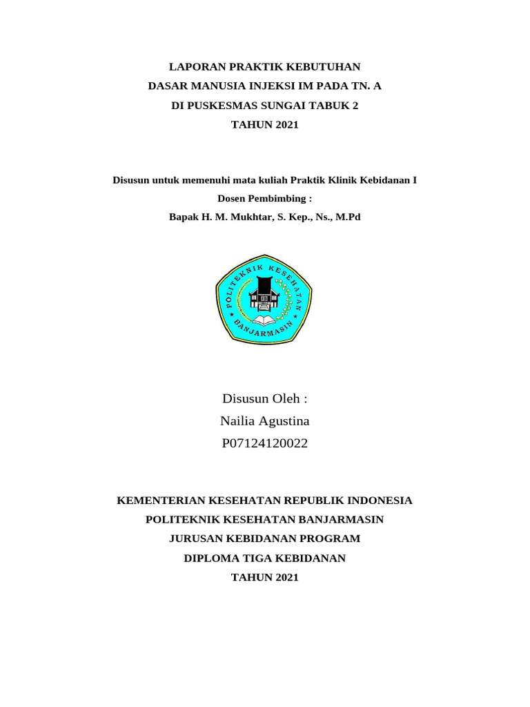 Laporan Asbid KDK | PDF