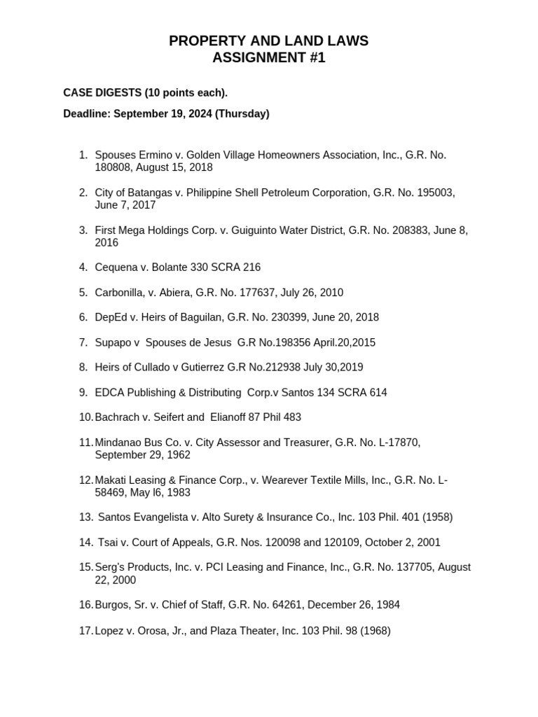 Assign 1 Property | PDF