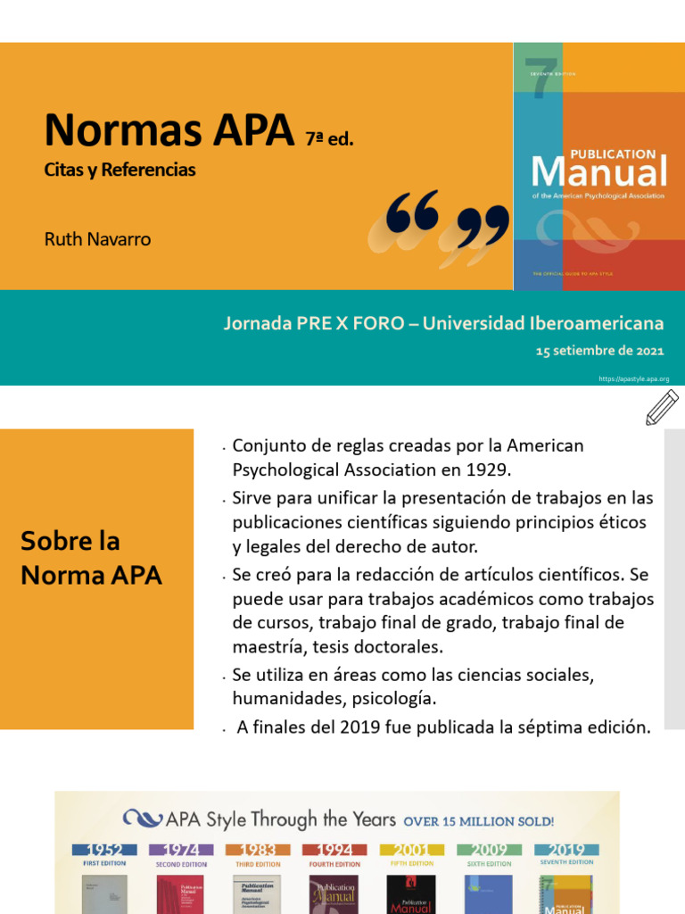 APA Normas 2021.7a | PDF