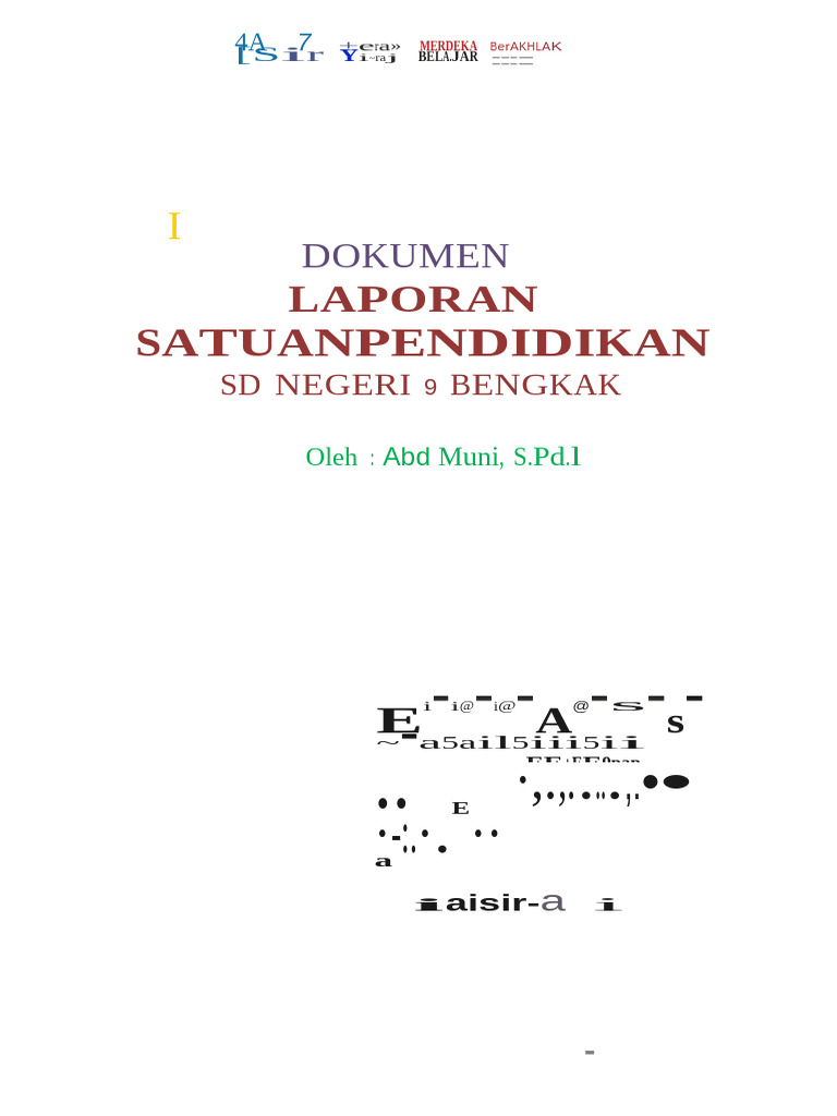 Dokumen Laporan Satuan Pendidikan_SDN 06 Malangjiwan.V3 1-46 OK | PDF