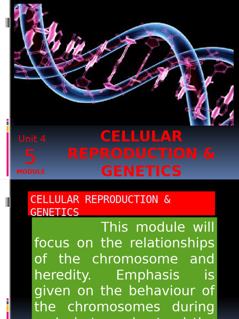 Module 5 Introduction - Genetics | PDF