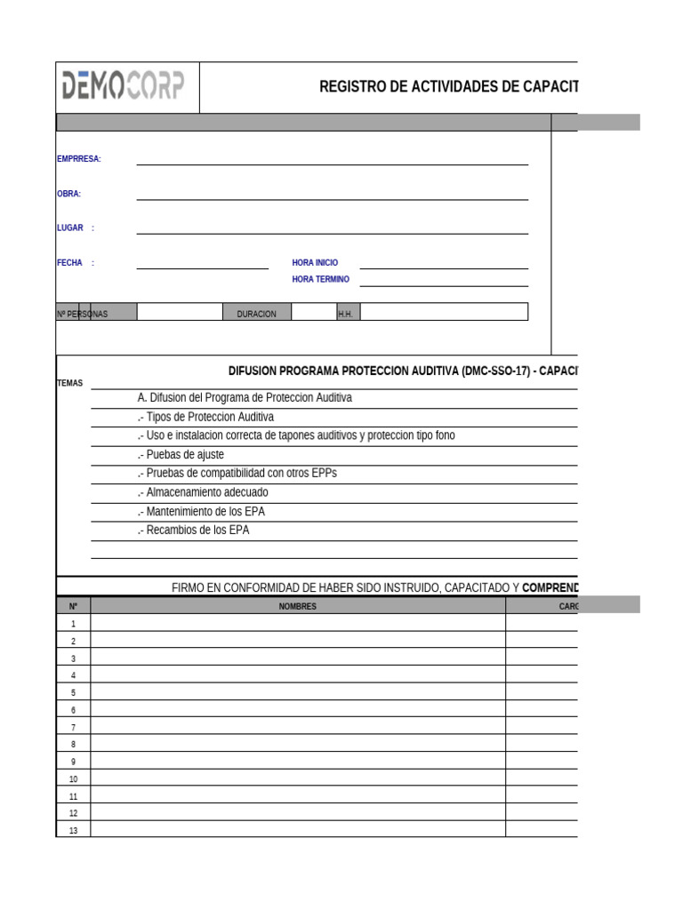 Formatos Implementacion Proteccion Respiratoria | PDF Formatos Implementacion Proteccion Respiratoria | PDF