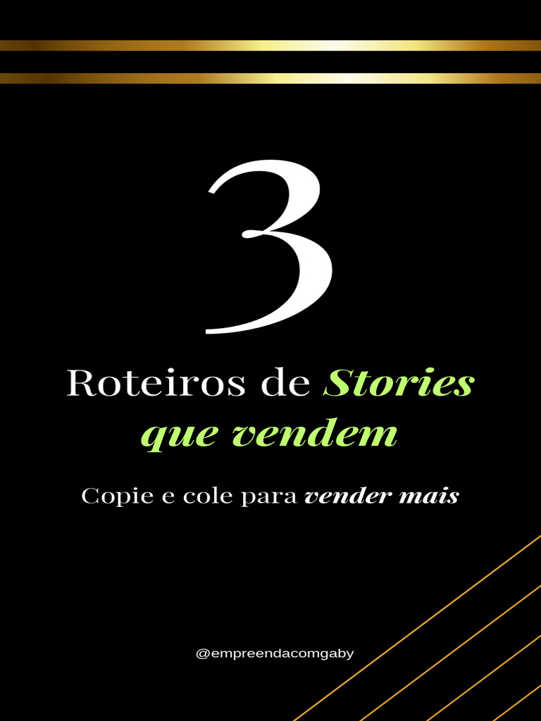 Ebook 3 Roteiros Stories Make Jan23 | PDF