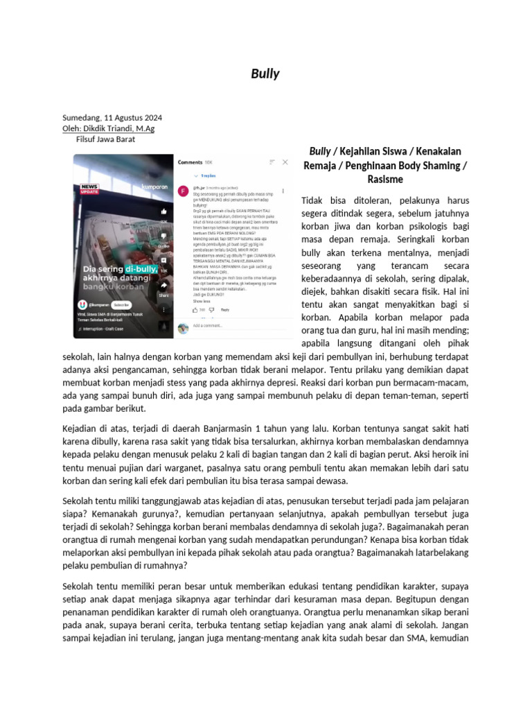 Bully | PDF