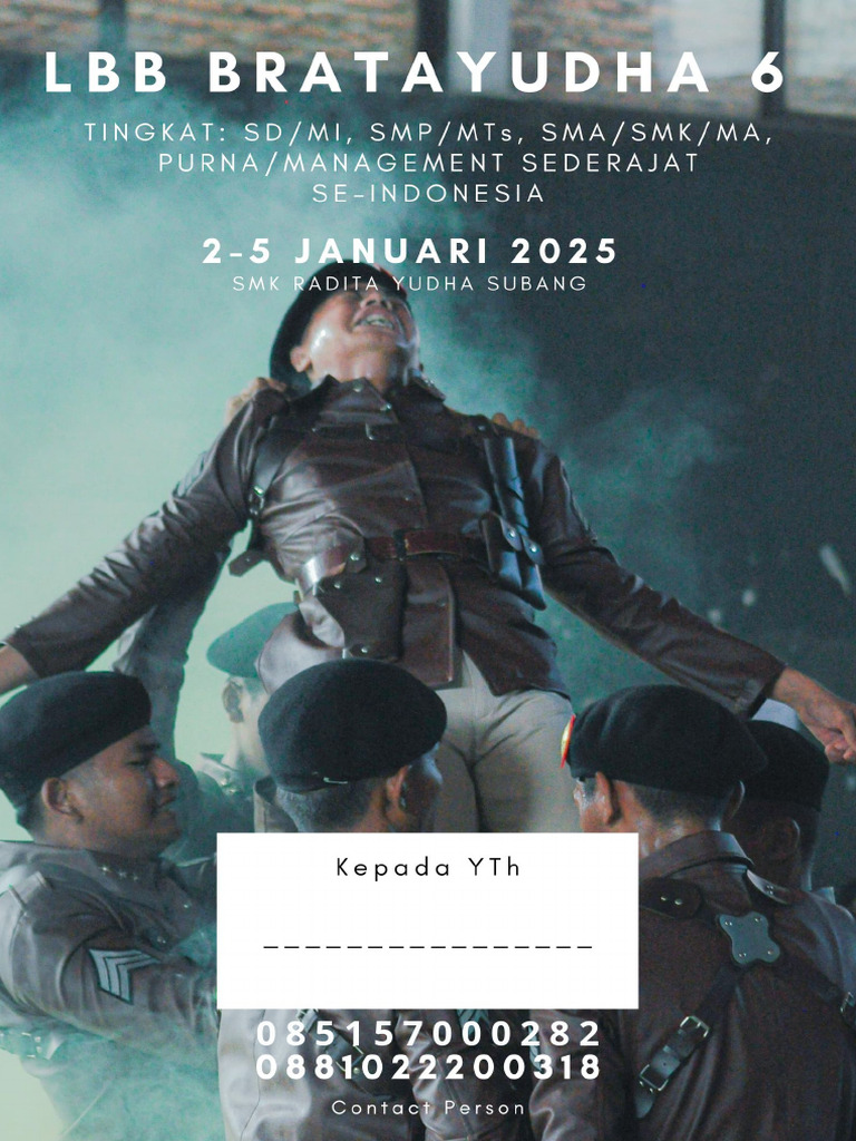 Undangan Fiks LBB Bratayudha 6 - 20240903 - 052216 - 0000 | PDF