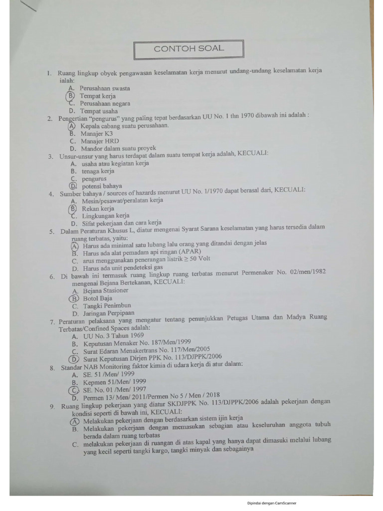 CSU contoh soal | PDF