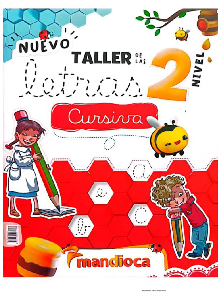 Nuevo Taller de Las Letras 2 Cursiva Y Números Del 1al 100 Mandioca | PDF