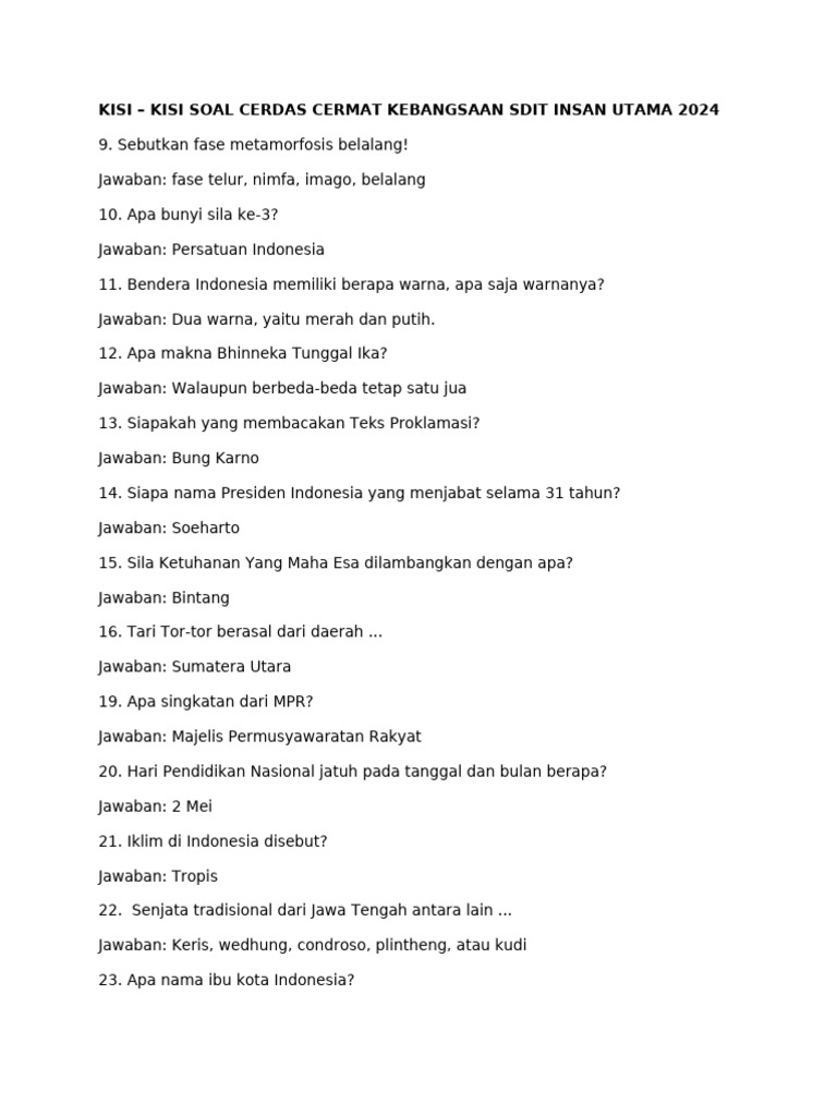 Soal CCK 2024 | PDF