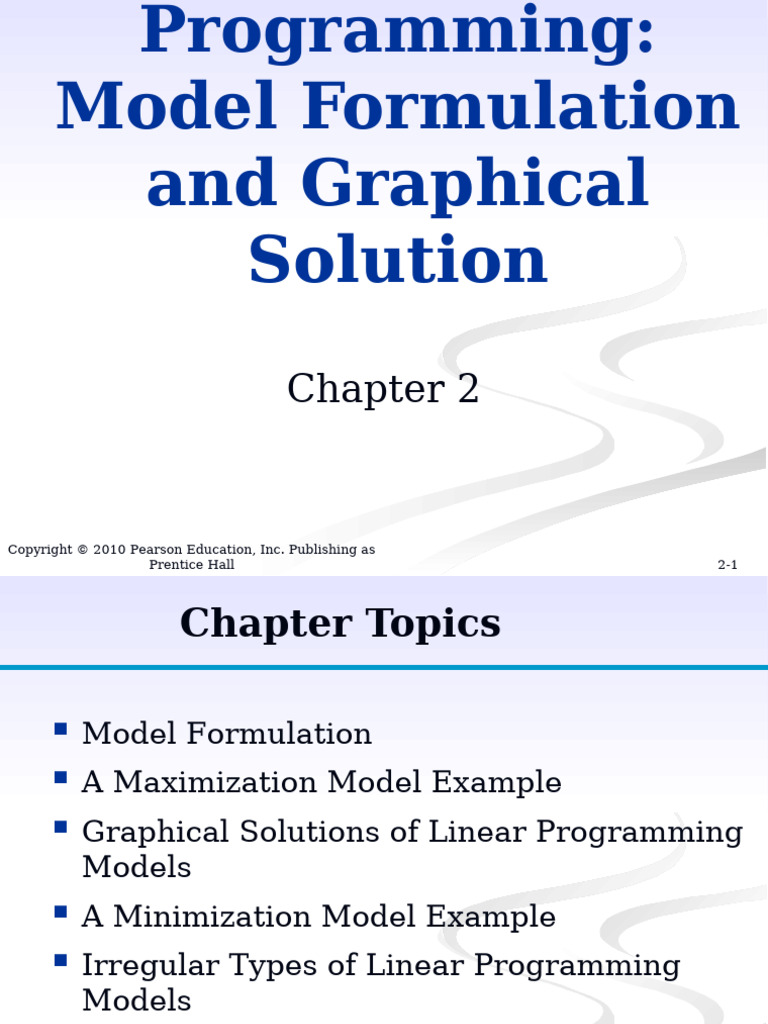 LP Model Formulation and Graphical Solution | PDF LP Model Formulation and Graphical Solution | PDF