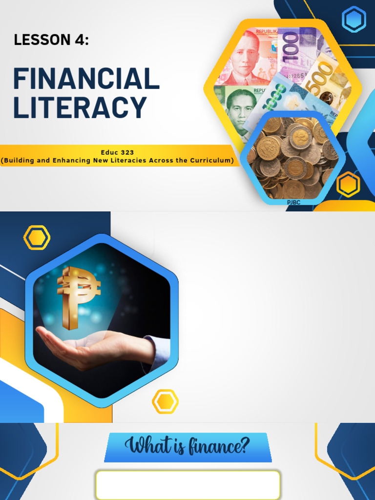 LESSON-4-FINANCIAL-LITERACY | PDF