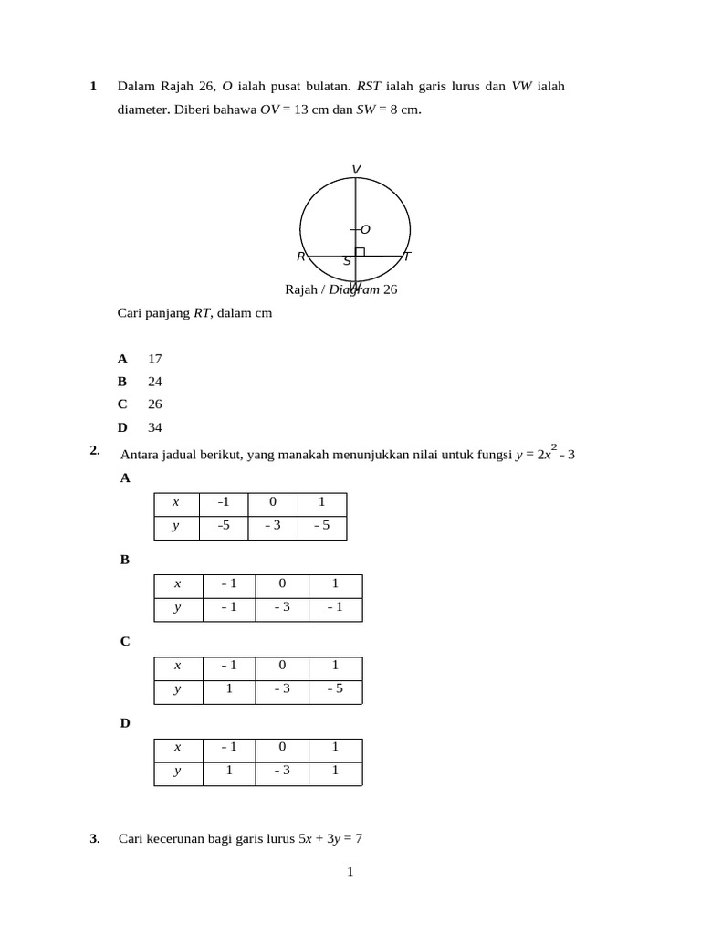 Soalan Matematik dan Logik 2022 | PDF | Logic | Teaching Methods ...