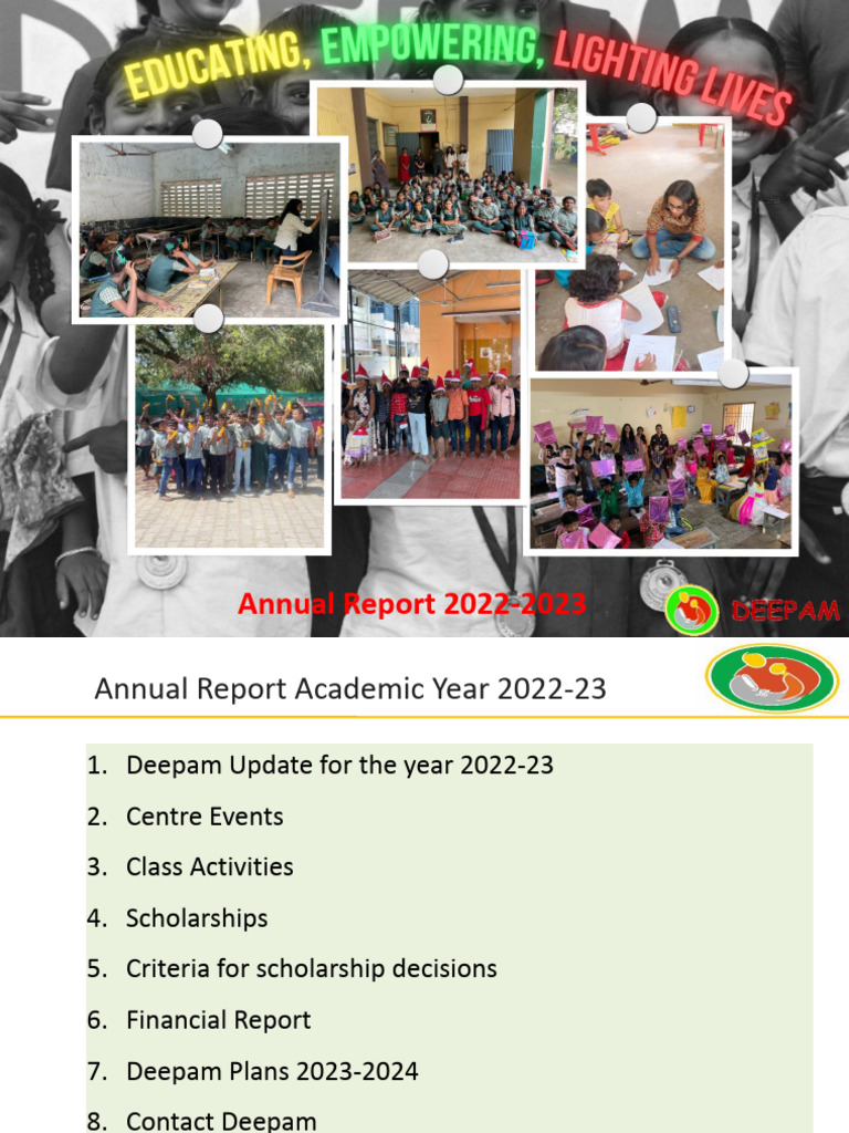Deepam-Annual-Report-2022-23 | PDF