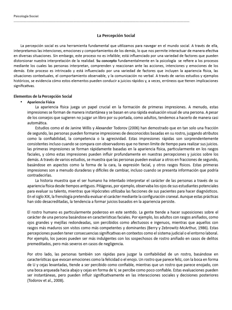 Lectura Percepción Social - 913dadmtnk | PDF