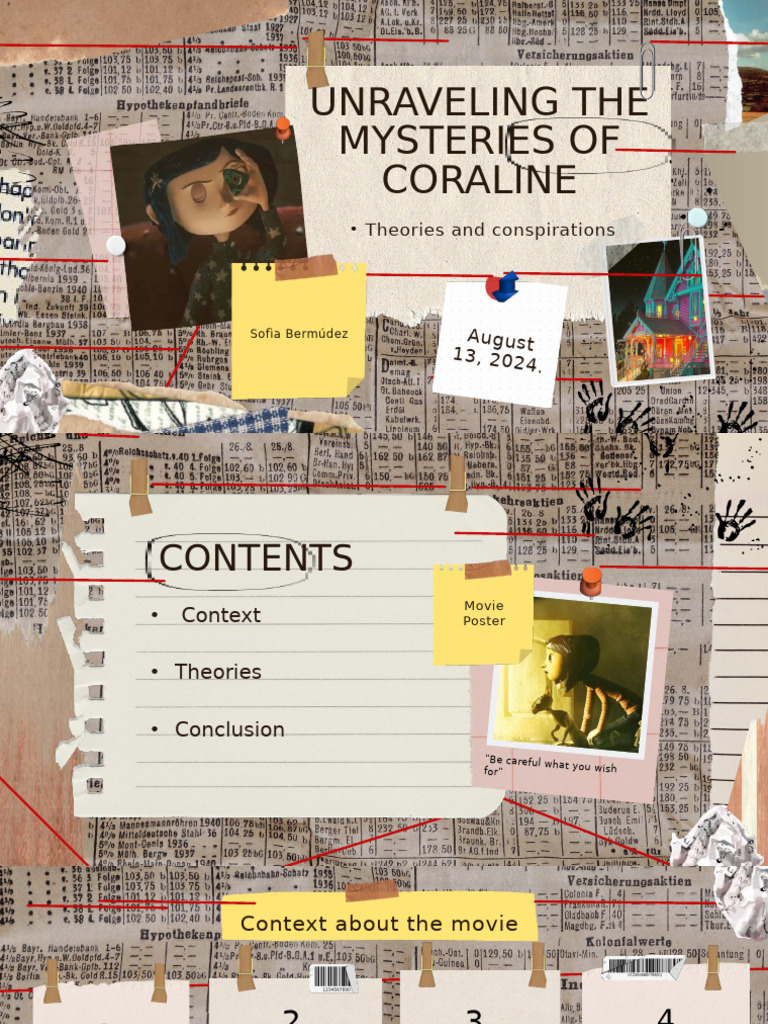 Coraline Theories - Oral Exam - 20240812 - 141857 - 0000 | PDF