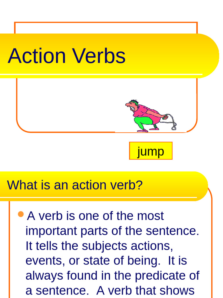 Verbs Action | PDF