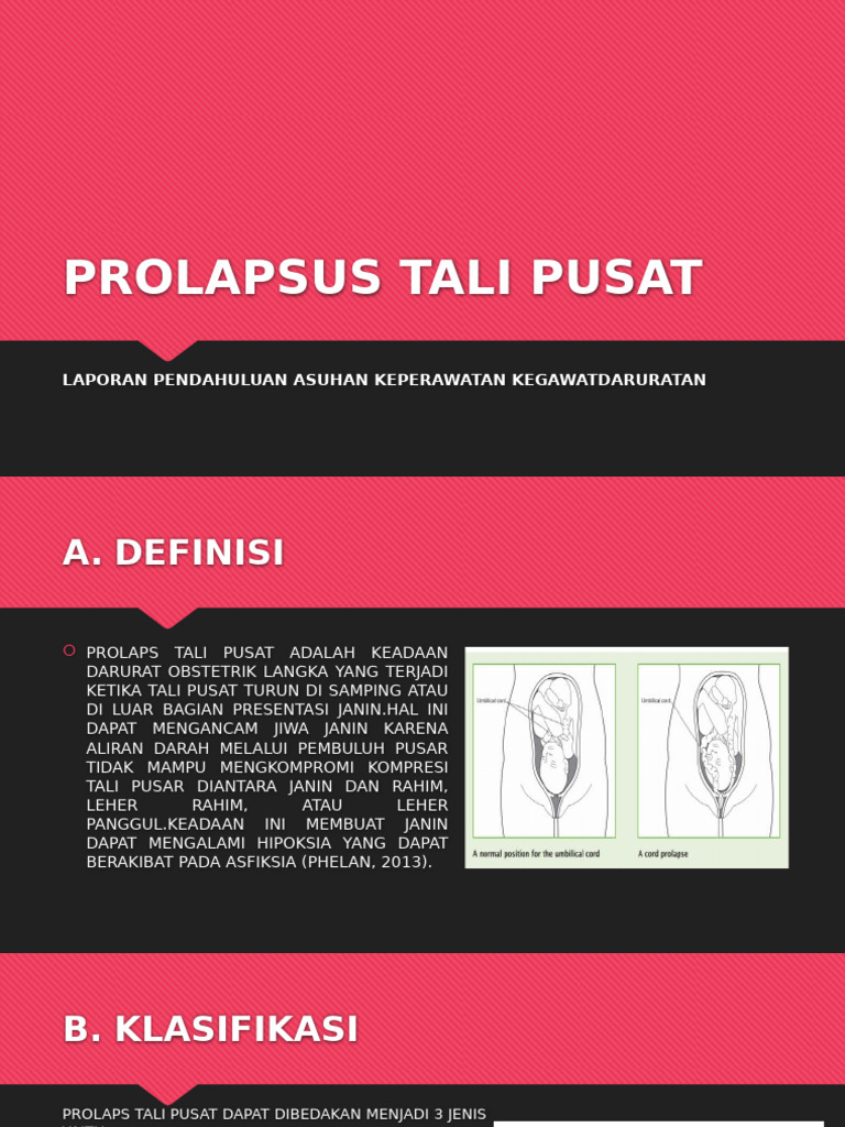 Prolapsus Tali Pusat | PDF
