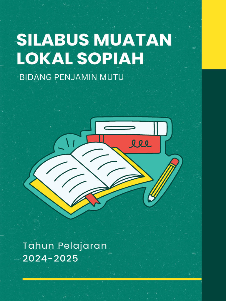 Hijau Dan Kuning Modern Sampul Modul Pembelajaran | PDF