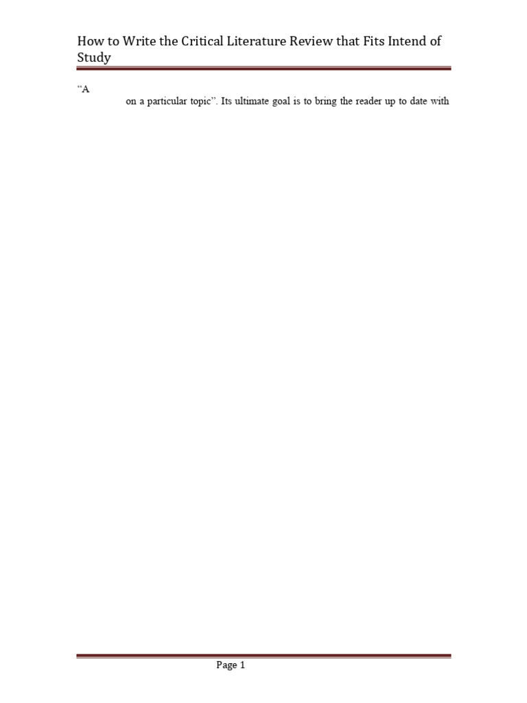 2nd Lec 'Literature Review Final' | PDF