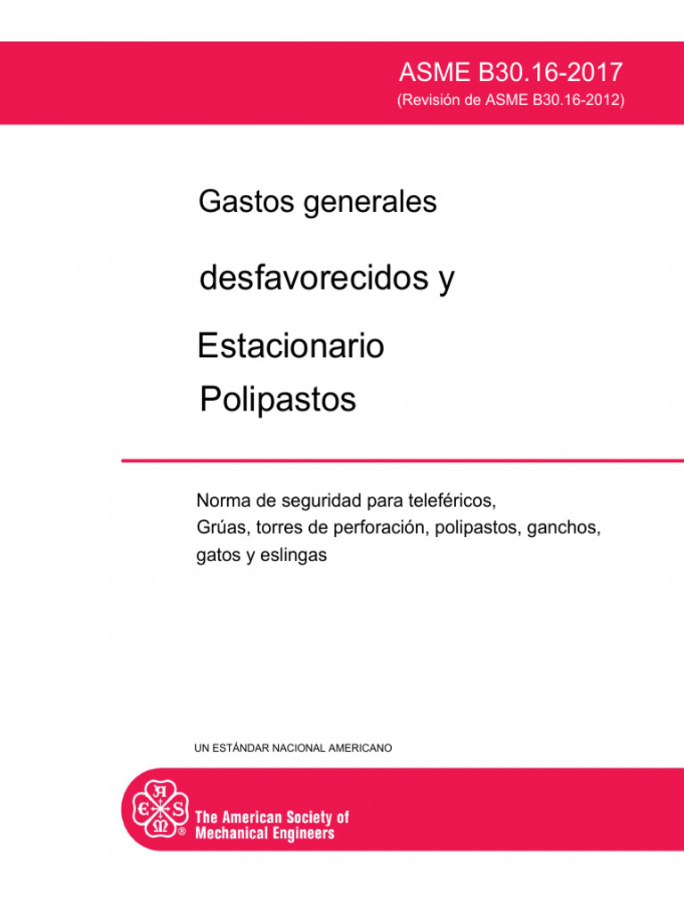 Asme B30.16-2017 | PDF