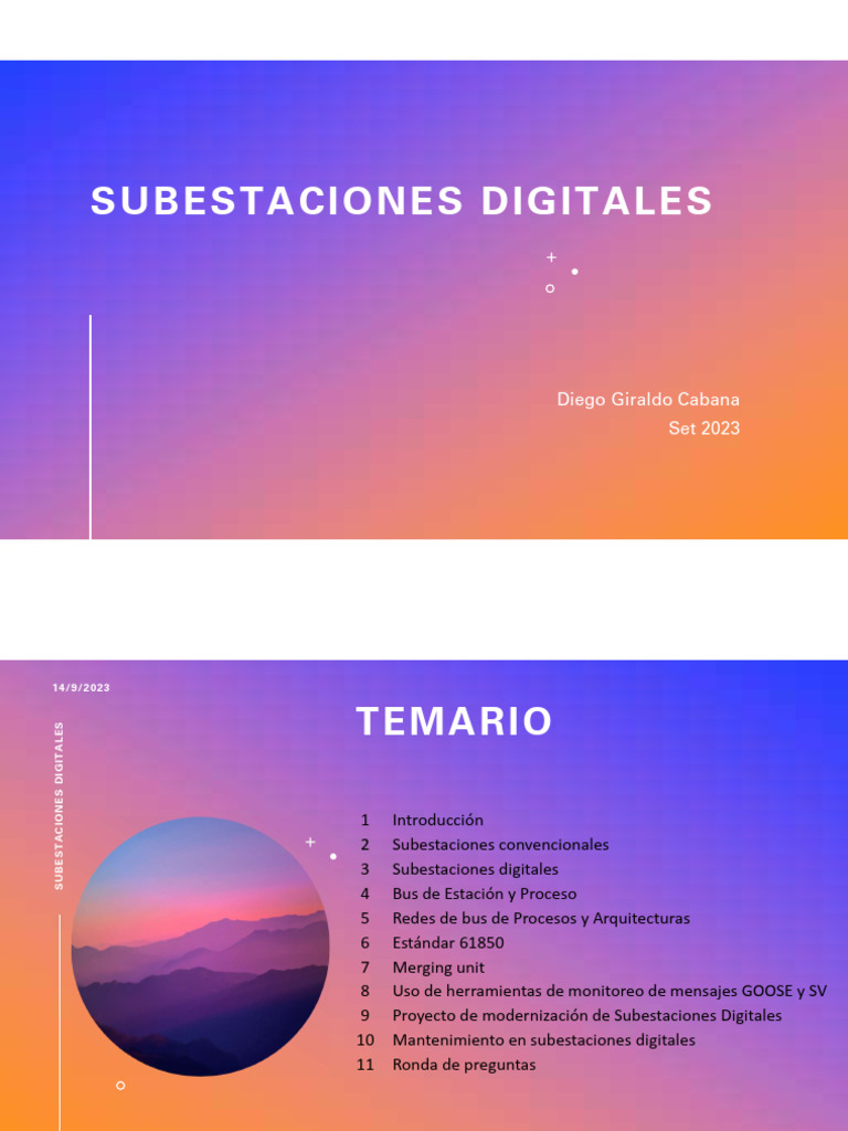 SUBESTACIONES DIGITALES (1) | PDF
