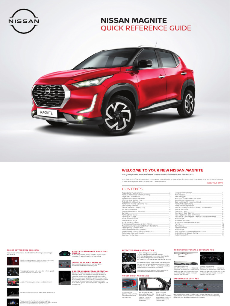 Nissan Magnite Guide | PDF