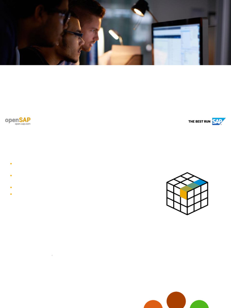 openSAP cp7 Week 1 All Slides | PDF