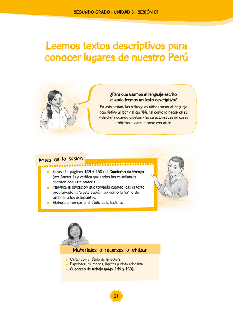 Leemos Textos Descriptivos para Conocer Segundo | PDF