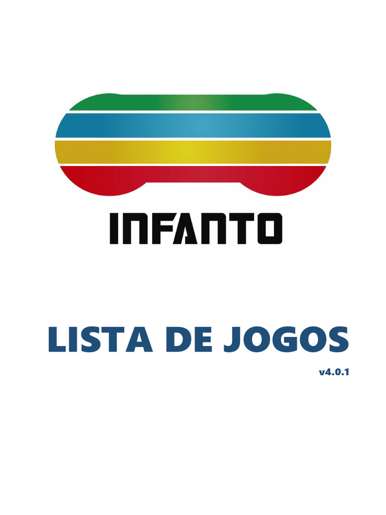 Lista de Jogos - Infanto v4.0.1 | PDF
