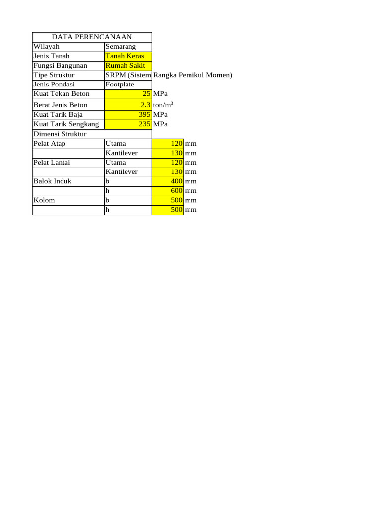 Perhitungan Beban Statik Ekuivalen | PDF