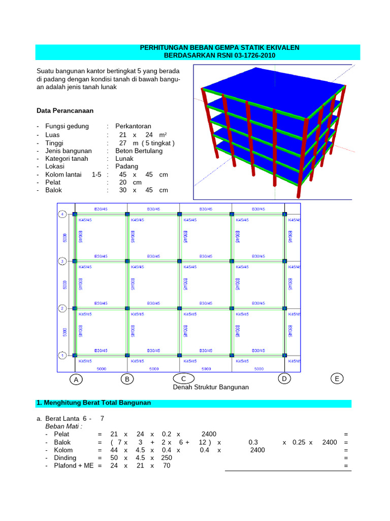 Statik Ekivalen Ok | PDF