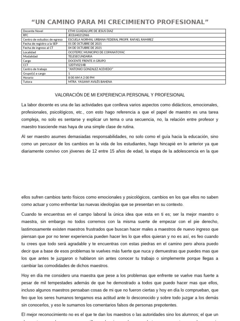 Etmi TF | PDF | Escuelas | Maestros